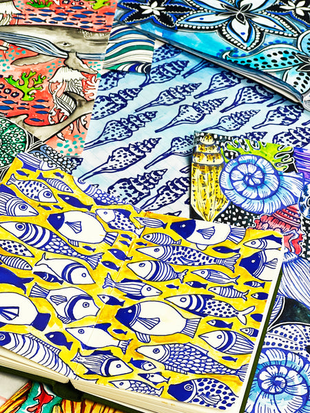 patterns from the sea – Alisa Burke