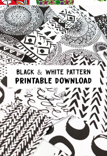 Geometric Patterns Black And White To Draw Abstract Geometric Seamless
