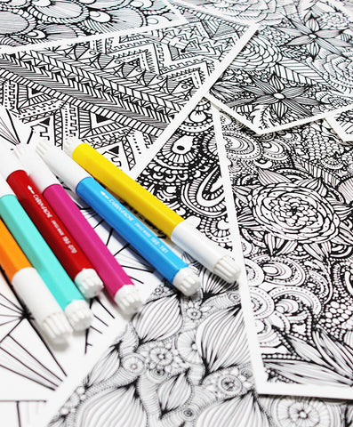 neighborhood coloring book