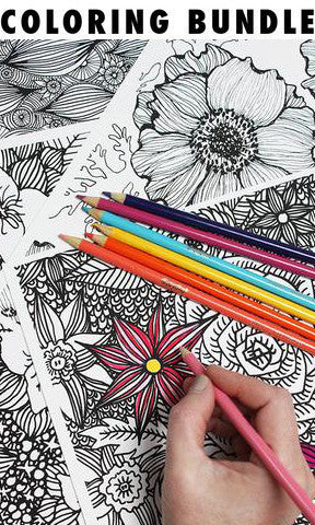 digital coloring pages for adults